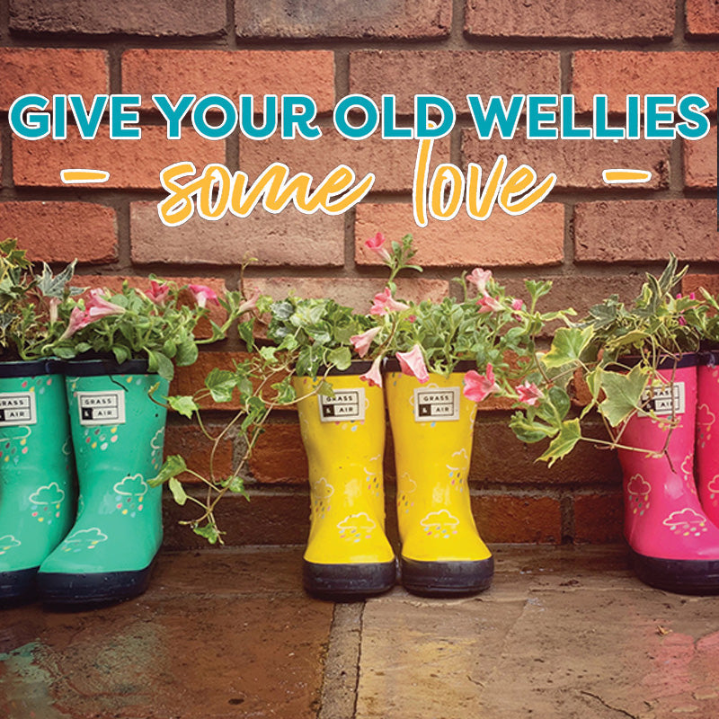 How to Reuse and Recycle Your Old Wellies | Grass & Air