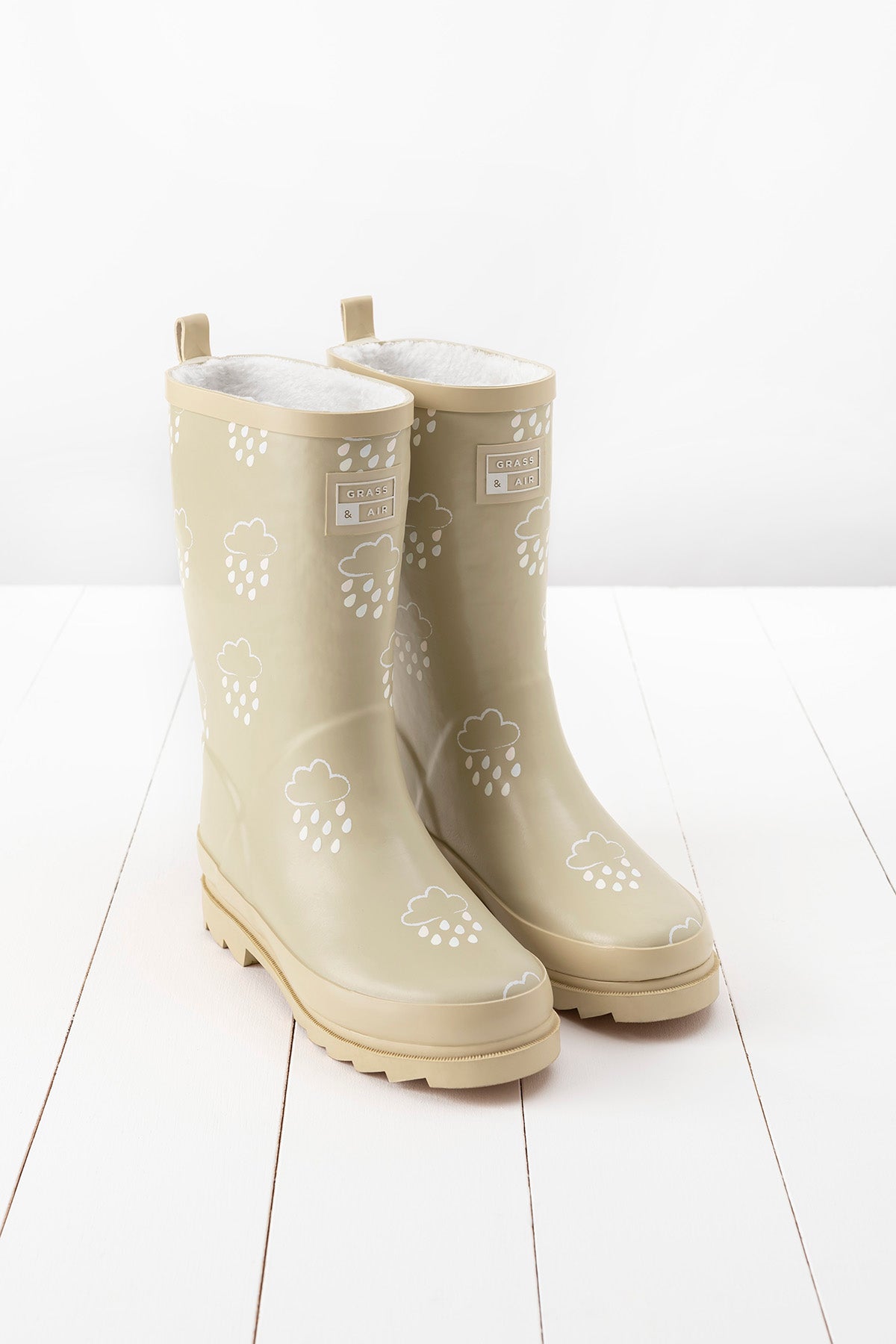 Adult Stone Latte Colour-Changing Wellies