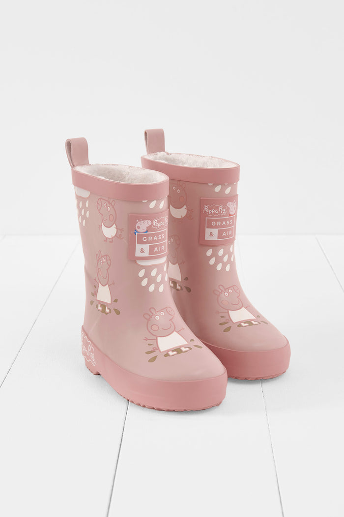 Kids' Peppa Pig Pink Colour-Changing Wellies