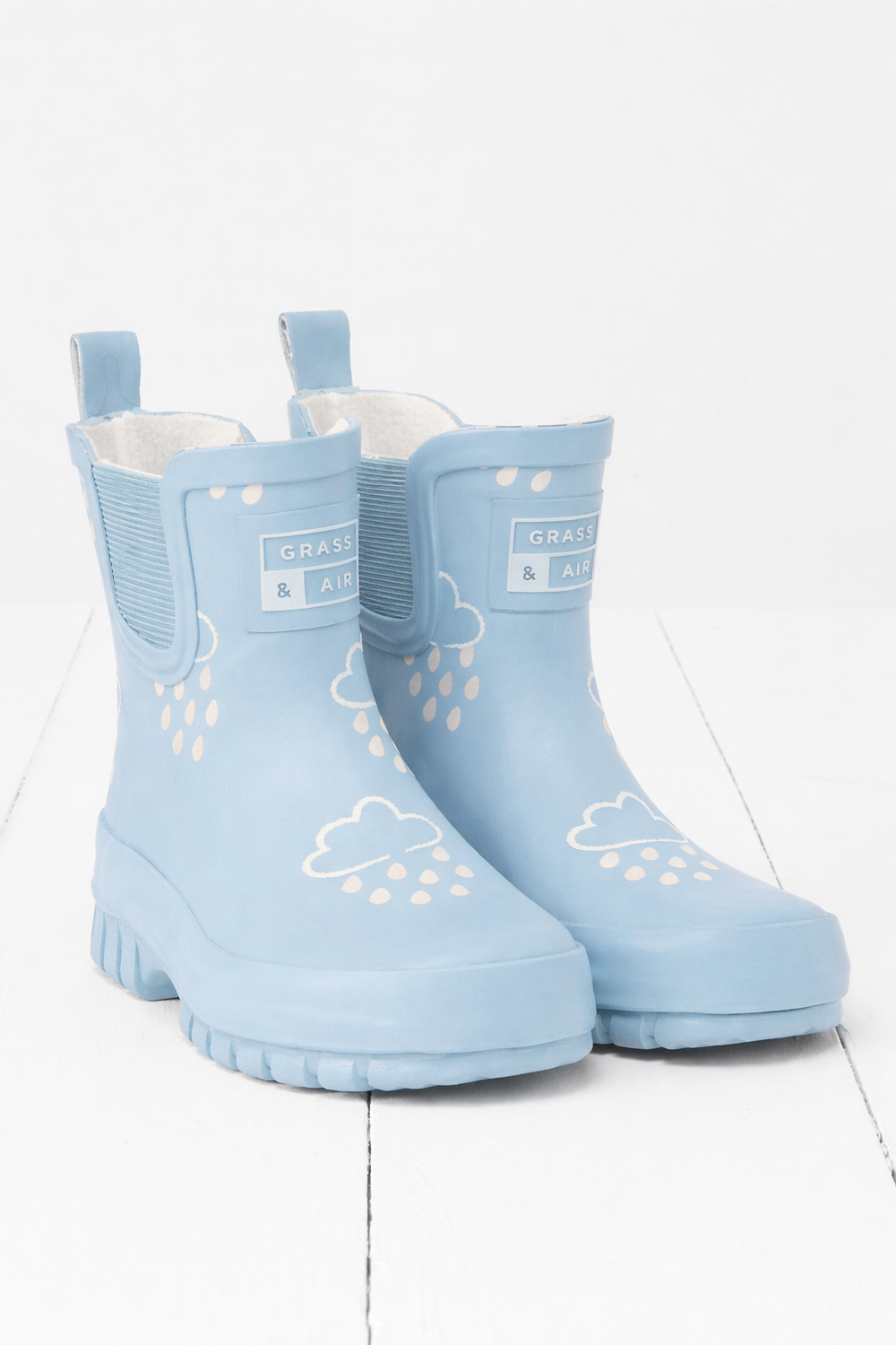 Chunky Colour-Changing Kids’ Wellies | Powder Blue Rain Boots