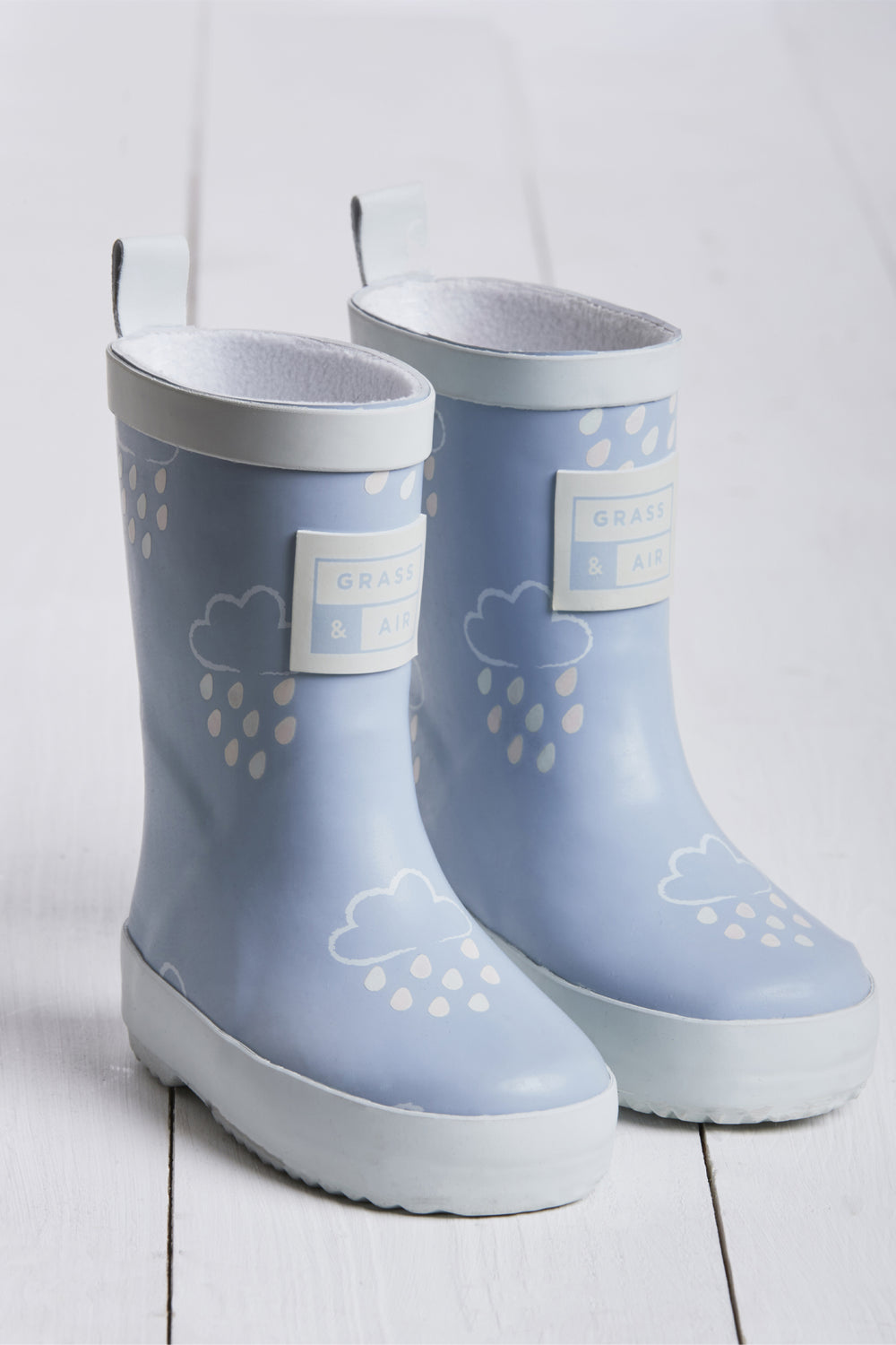 Kids Baby Blue Colour-Revealing Wellies